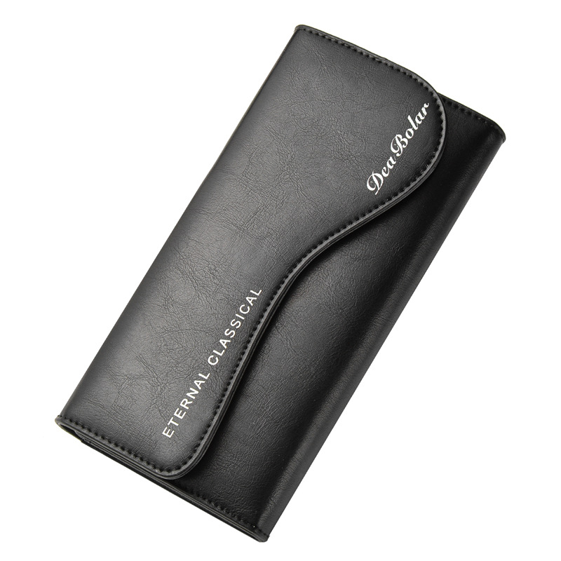 Men’s Long PU Leather Wallet – Multi-Function Zipper Bag with Hand ...
